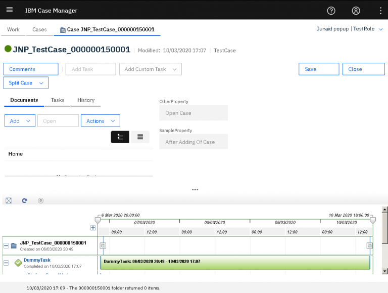 ibm case manager timeline visualizer exception in ibm content navigator